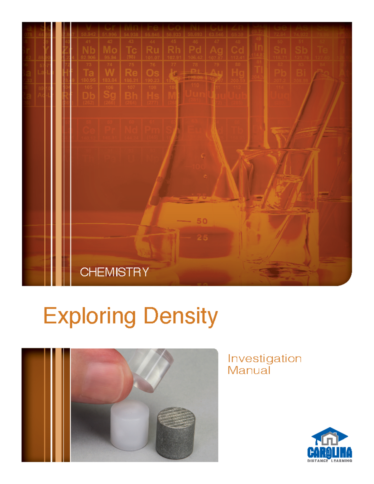 Chemistry work files - CHEMISTRY Exploring Density Investigation Manual ...