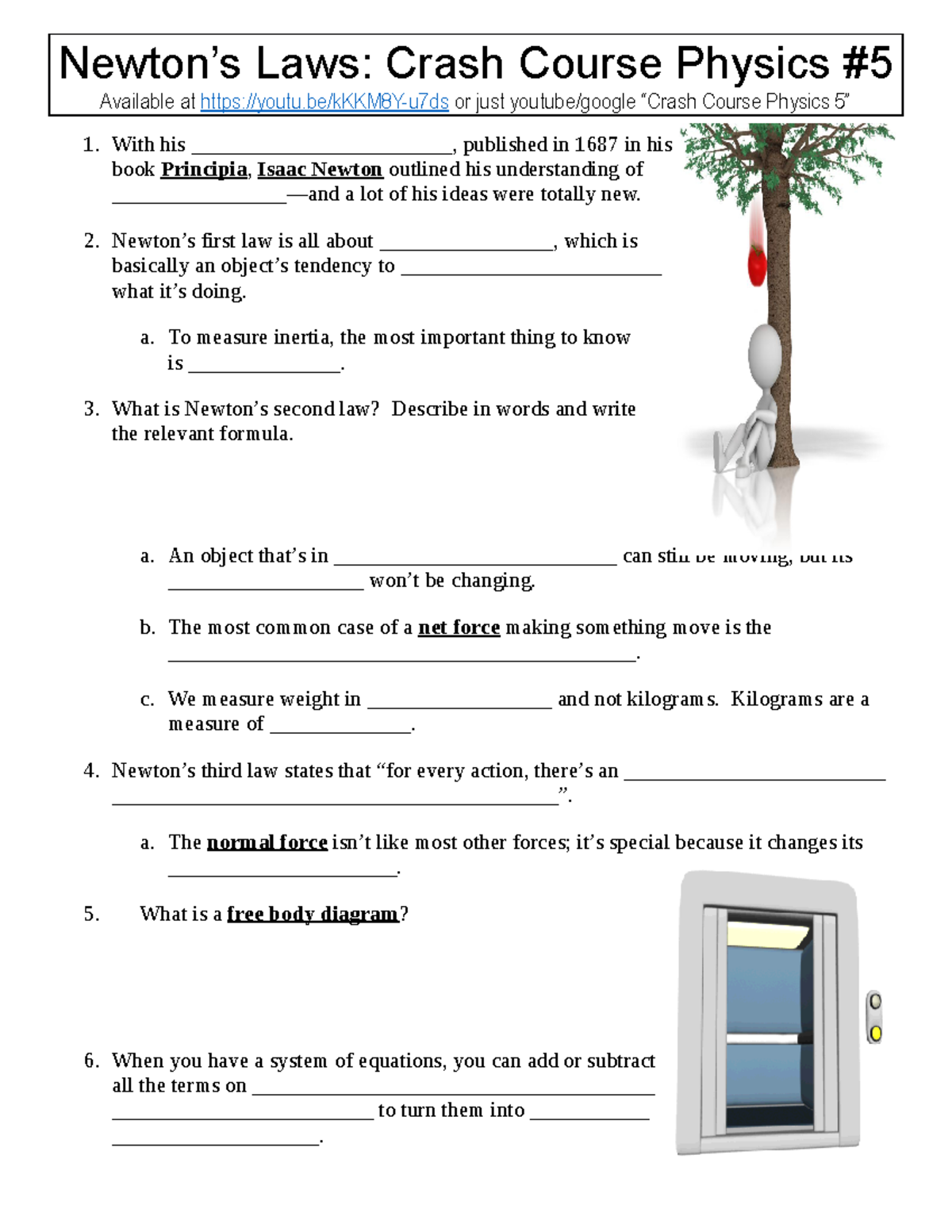 Crash Course - Newton's Laws-1 - Newton’s Laws: Crash Course Physics ...