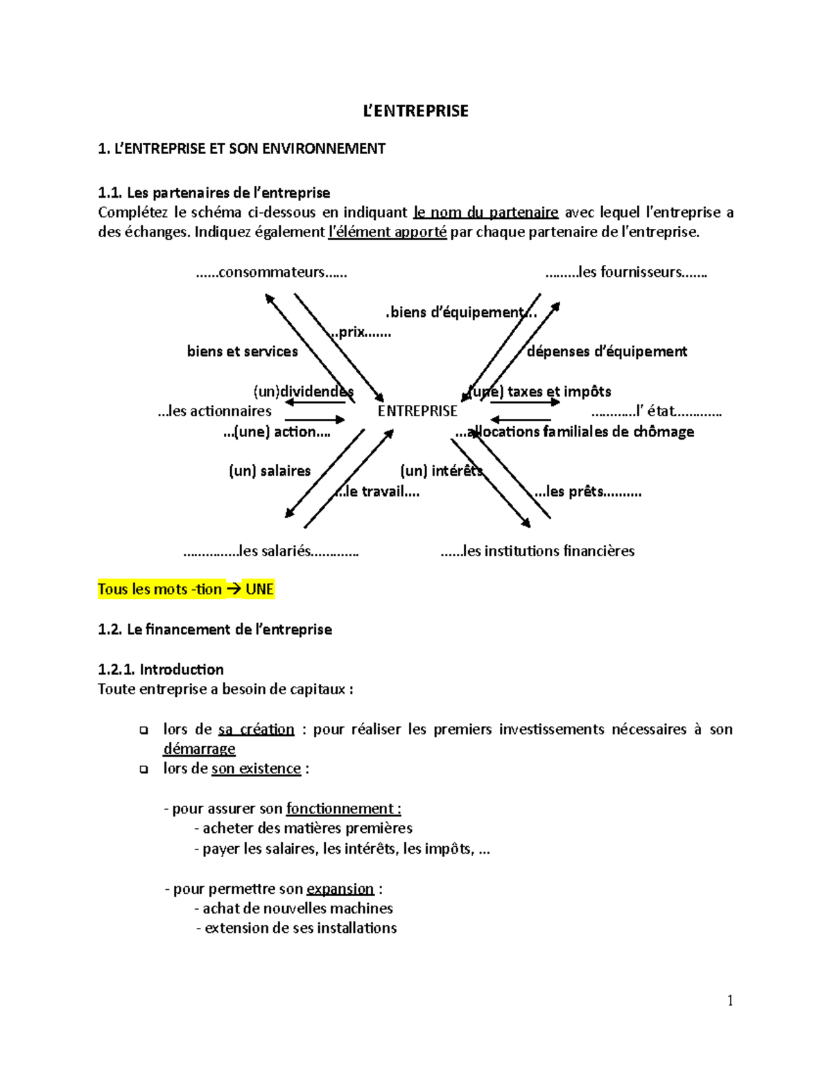 Module-1-La-logistique-et-lentreprise - L’ENTREPRISE 1. L’ENTREPRISE ET ... Module-1-La-logistique-et-lentreprise - L’ENTREPRISE 1. L’ENTREPRISE ET ...