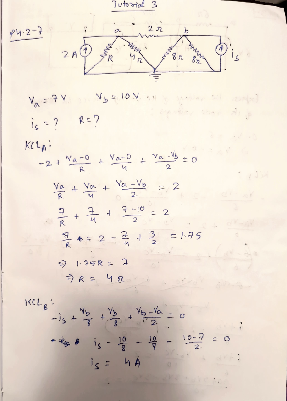 Tutorial Week 4 Solution - fl-\•2-+ I , I . j ' ~ Vt.::: '1'y \f):= .\O'! , , " 7 ~~? ).> - Studocu