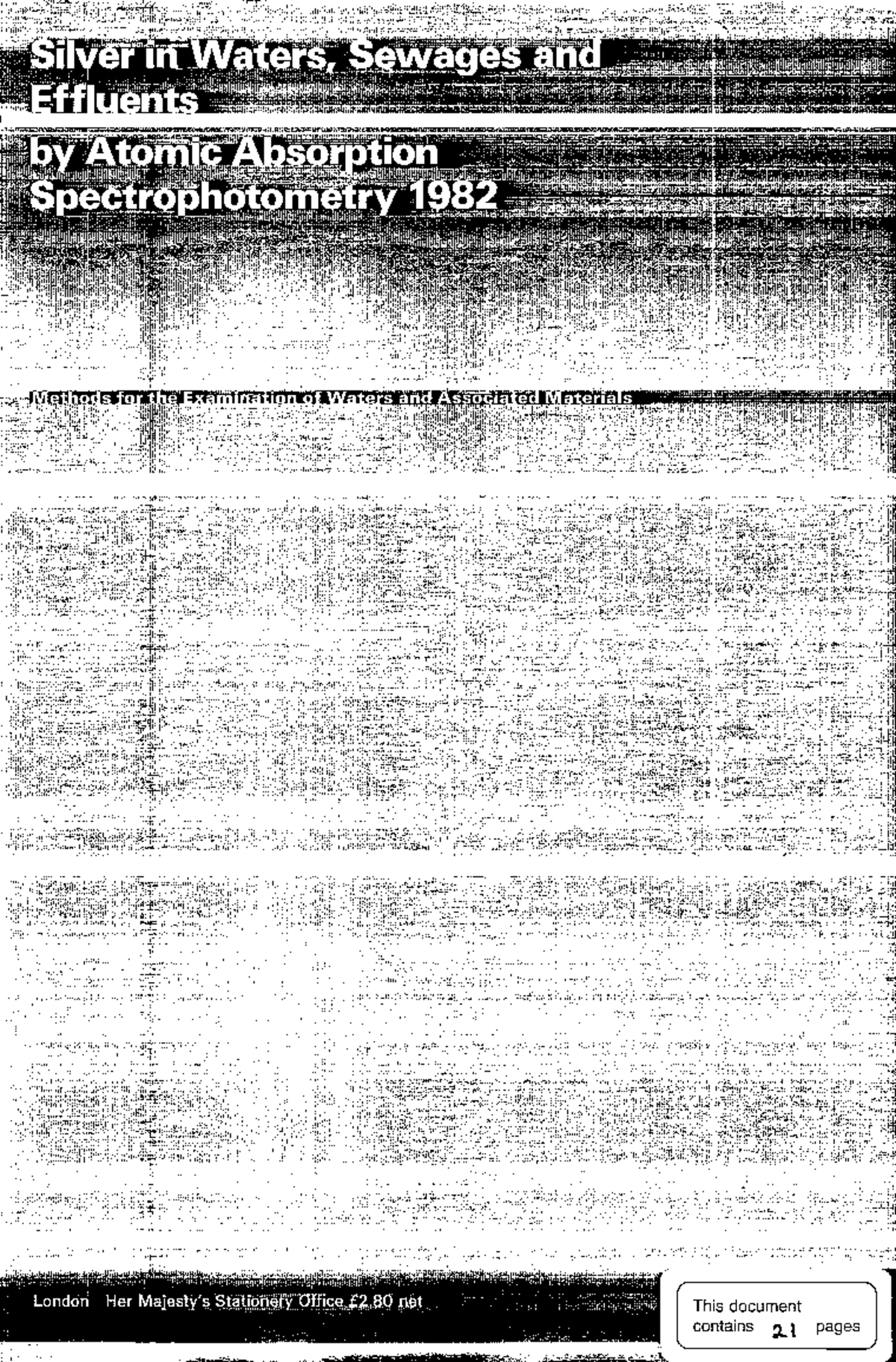 68. Silver in waters sewages and effluents by atomic absorption ...