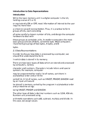 Basic Terminology Elementary DATA Organization - BASIC TERMINOLOGY ...