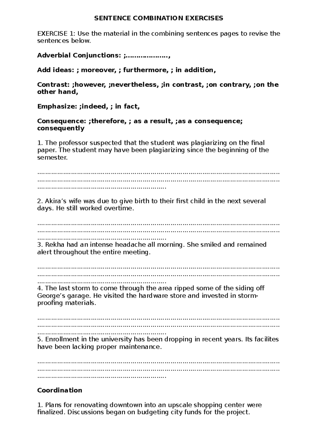 Sentence Combination - setb ăebtew ưdbrtserb6tsre sret3w4vtaq4g ...