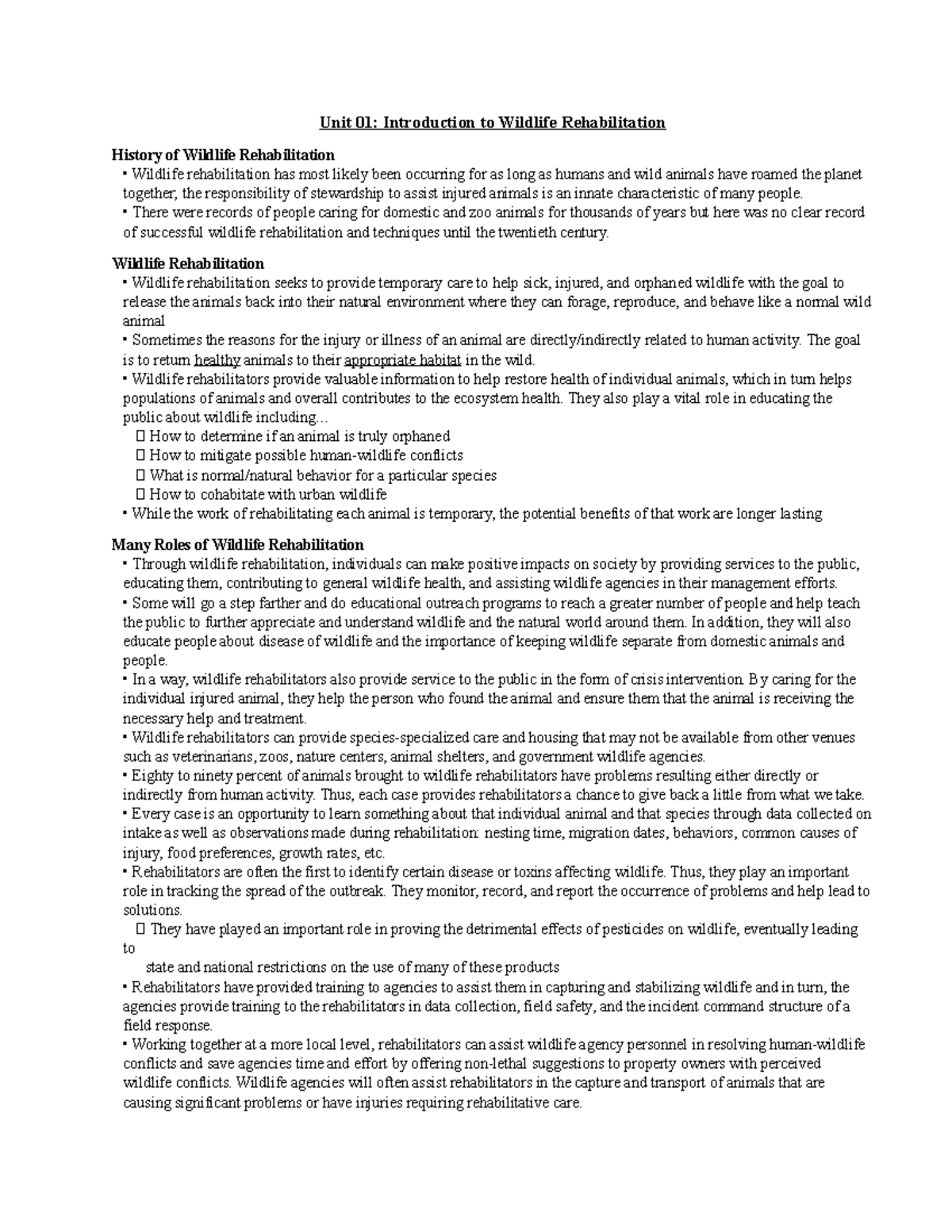 Unit 01 - Both Courselink and Textbook notes - Unit 01: Introduction to ...
