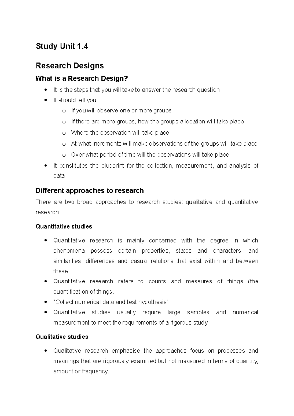 Study Unit 4 - Lecture notes with some add-ins from textbook - Study ...