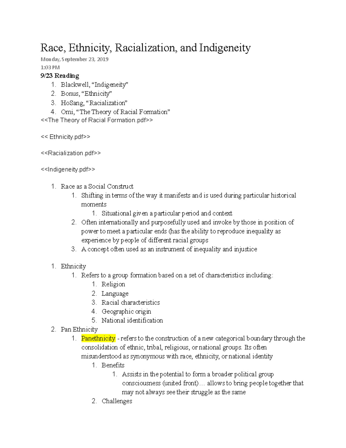 Race, Ethnicity, Racialization, and Indigeneity - Blackwell ...