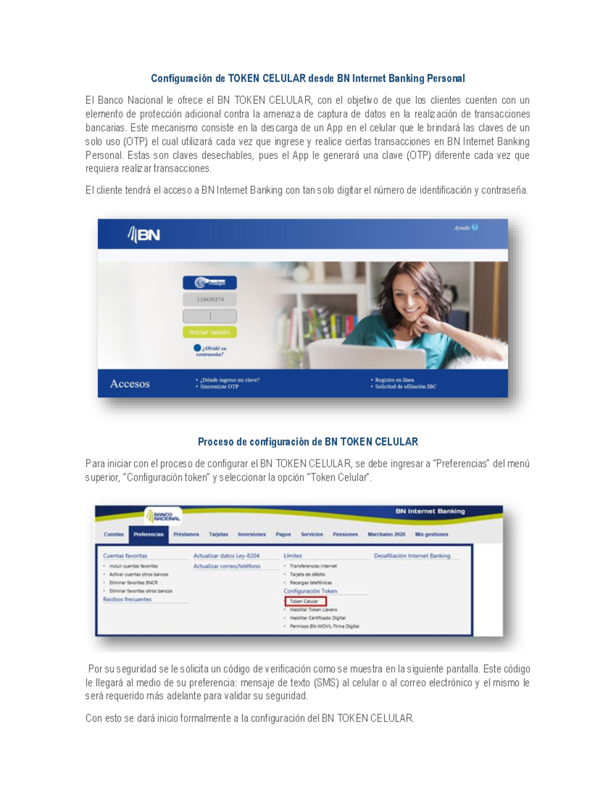 Configuracion Software Token - ConfiguraciÛn de TOKEN CELULAR desde BN ...
