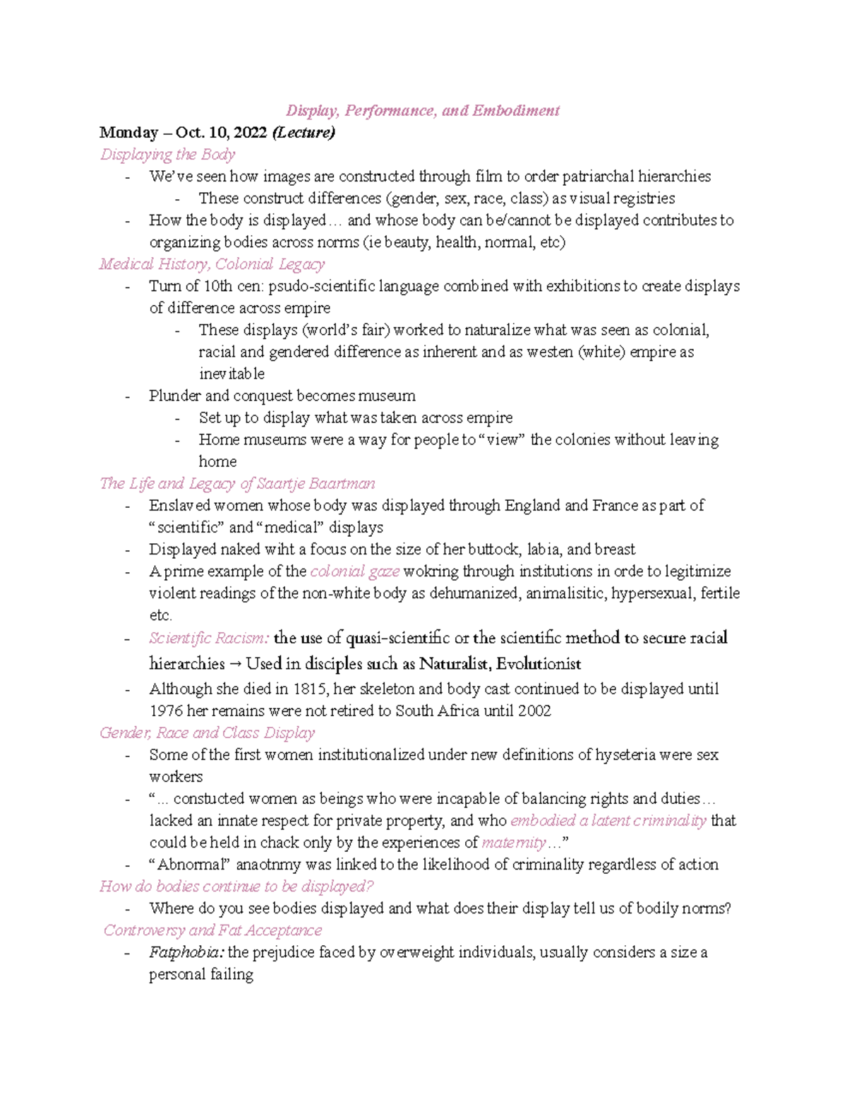 FEMST40 Week 3- Display, Perfomance, and Embodiment - Display ...