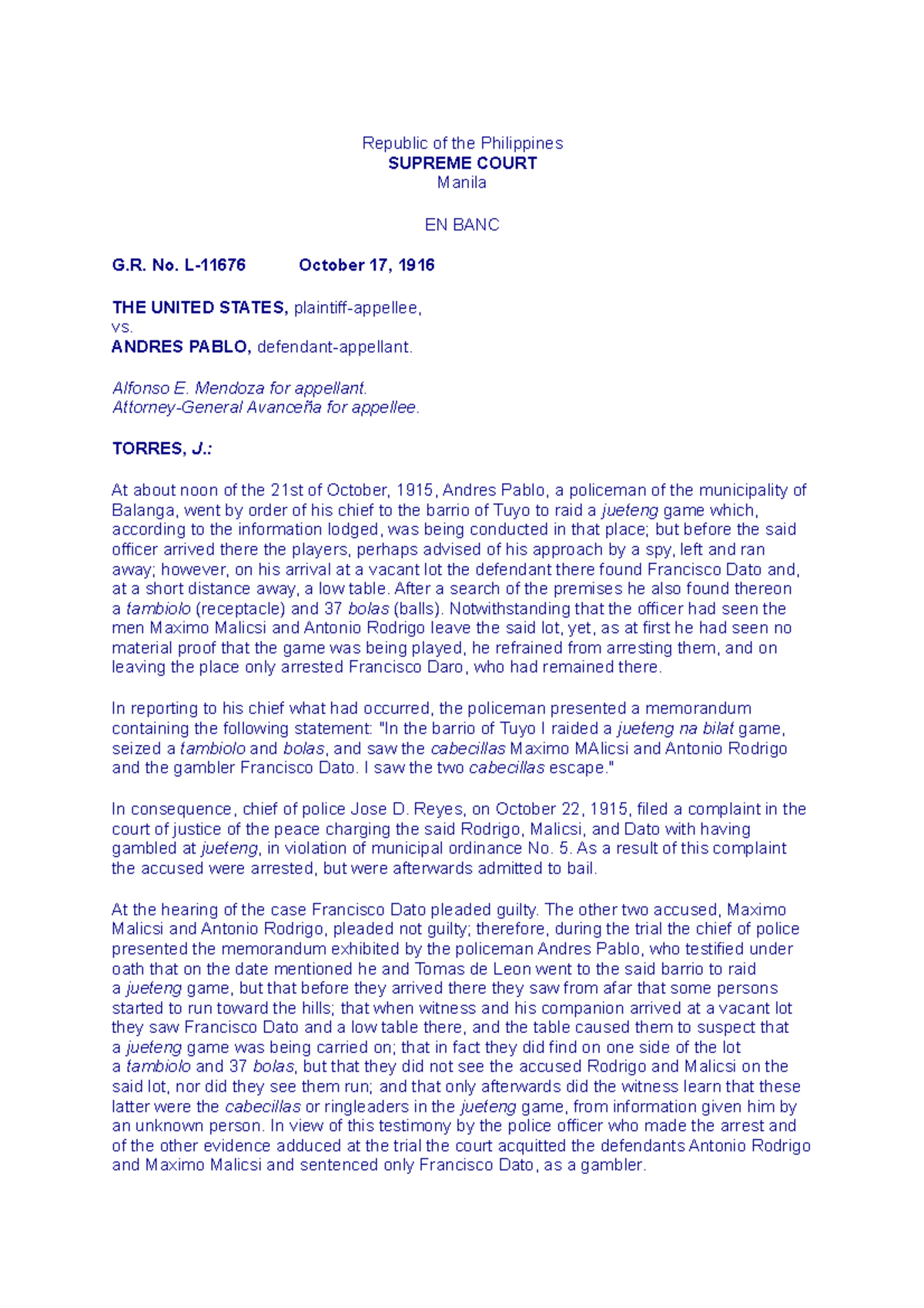 Cases-to-Digest - Crim Law 1 - Republic of the Philippines SUPREME ...