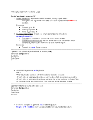 Philosophy notes from 1/19/23 - Philosophy 1/ Conditional sentences ...