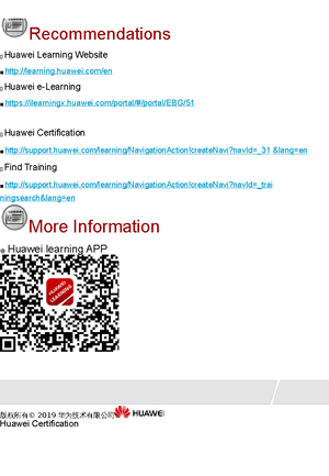 2020918522- Hciproutingand Switching Ienpv 25Exam Outline - HCIP-Routing & Switching-IENP V2 ...