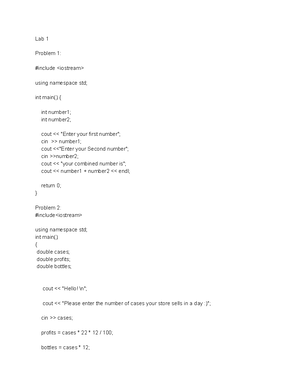 Homework 2 com sci - Homework 3 Problem 1: #include using namespace std; double MG; - Studocu
