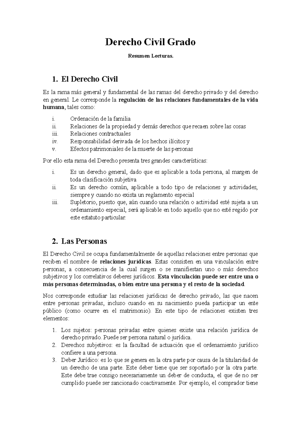 Derecho Civil Gradoo - quiero descaargar - Derecho Civil Grado Resumen ...