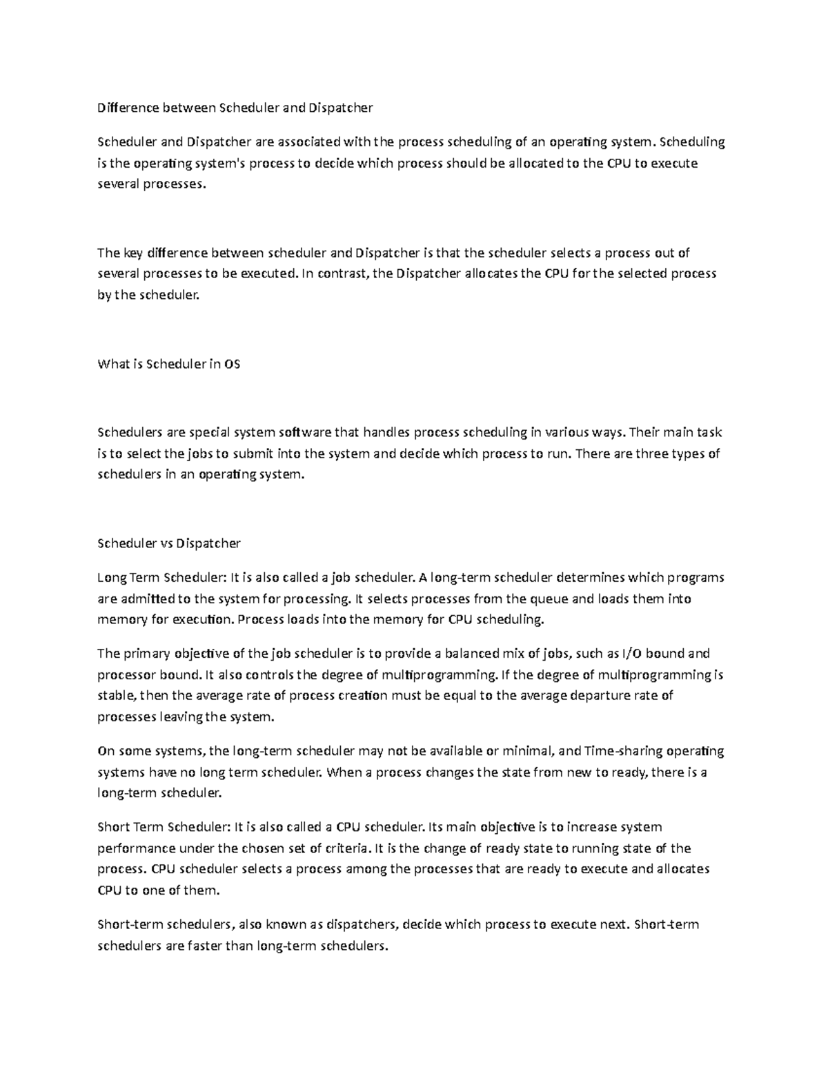 Difference betw6-WPS Office - Difference between Scheduler and Dispatcher Scheduler and ...