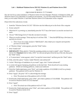 Lab 2C - Fsutil Exercise - You must be logged on as an administrator or ...