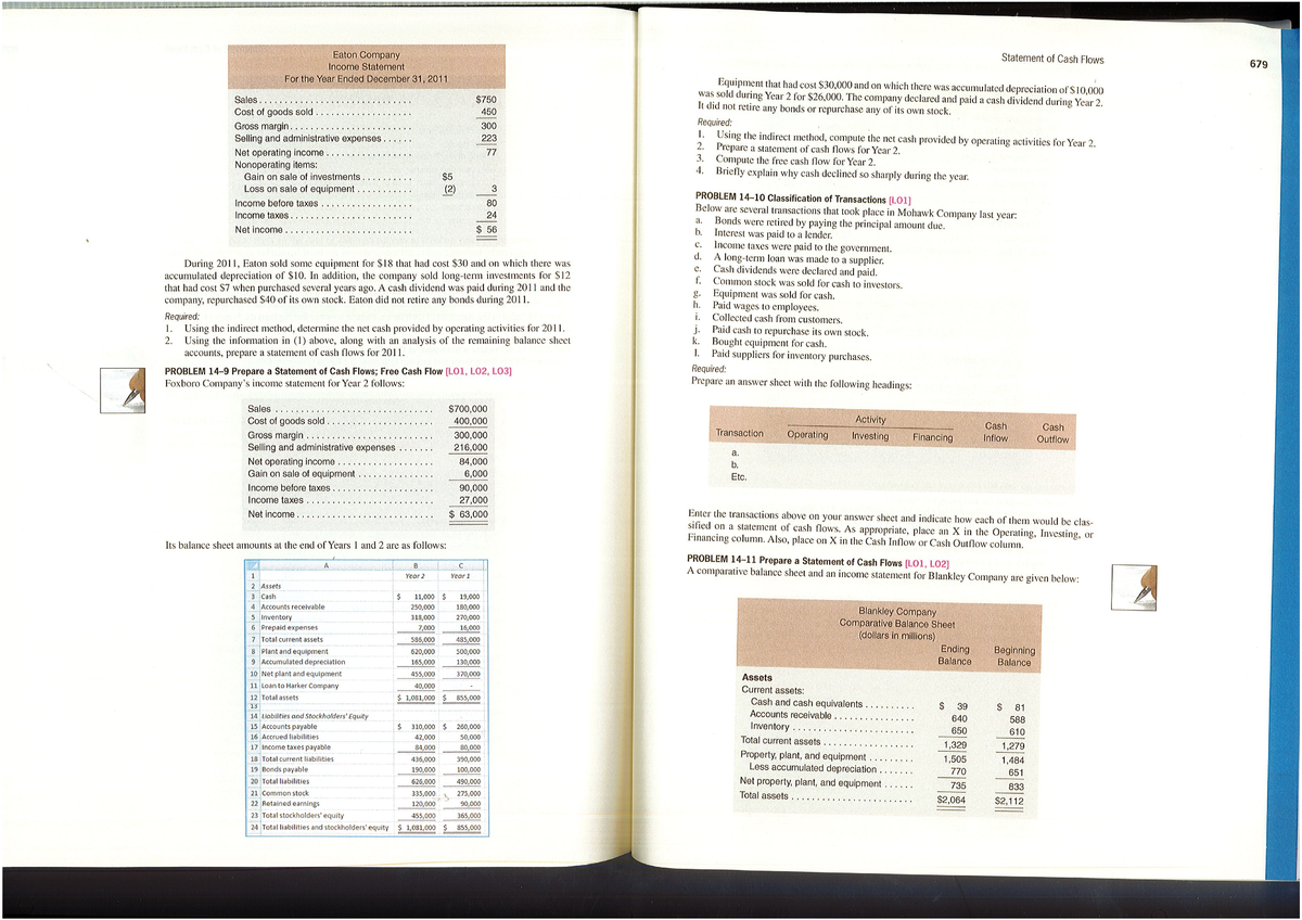 cash flow statement - Accounting Principles II - Studocu