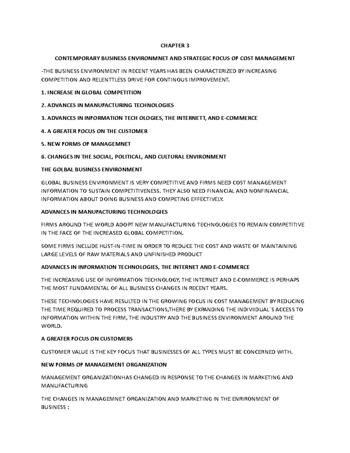 Chapter-3 Strategic Cost Management Lecture Notes - BS Accountancy ...