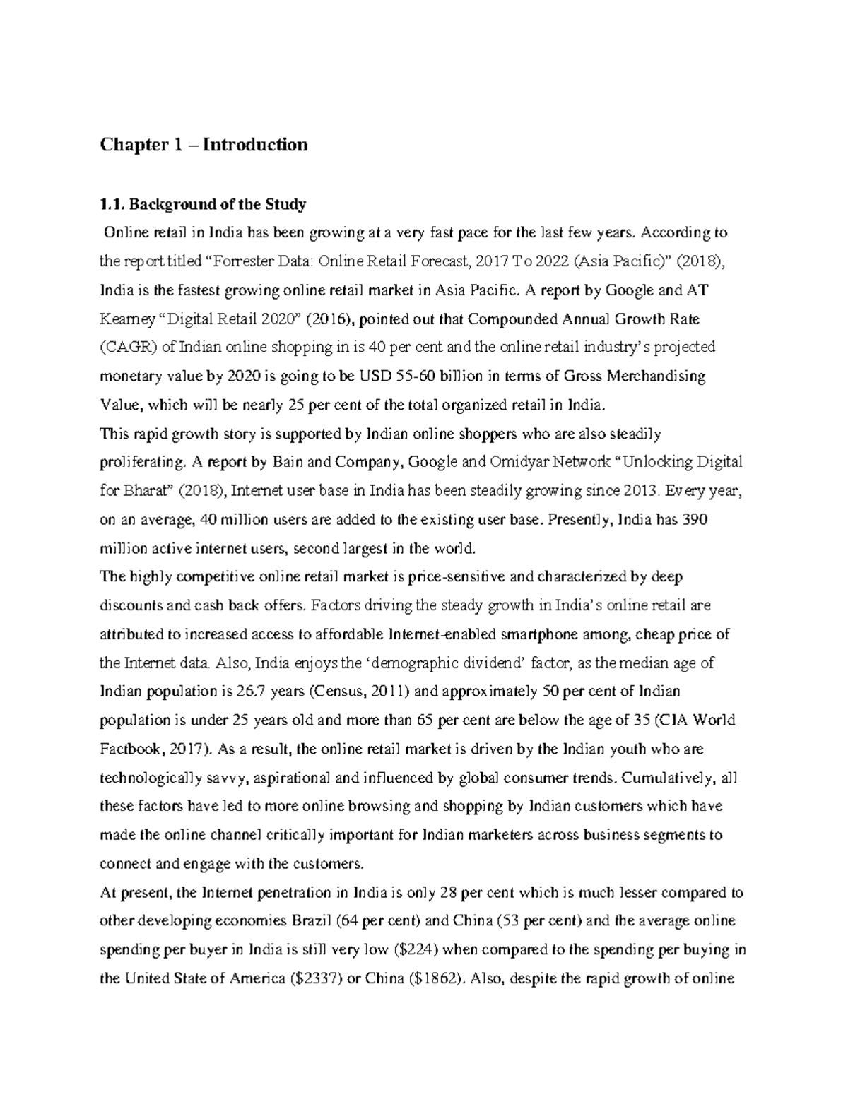 10 chapter 1 - Black book project - Chapter 1 – Introduction Background ...