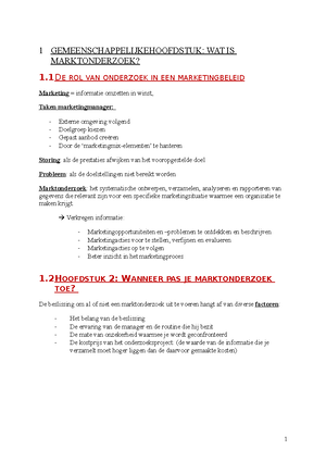 Marktonderzoek-samenvatting - Deel 1: Situering en traject Hoofdstuk 2 ...