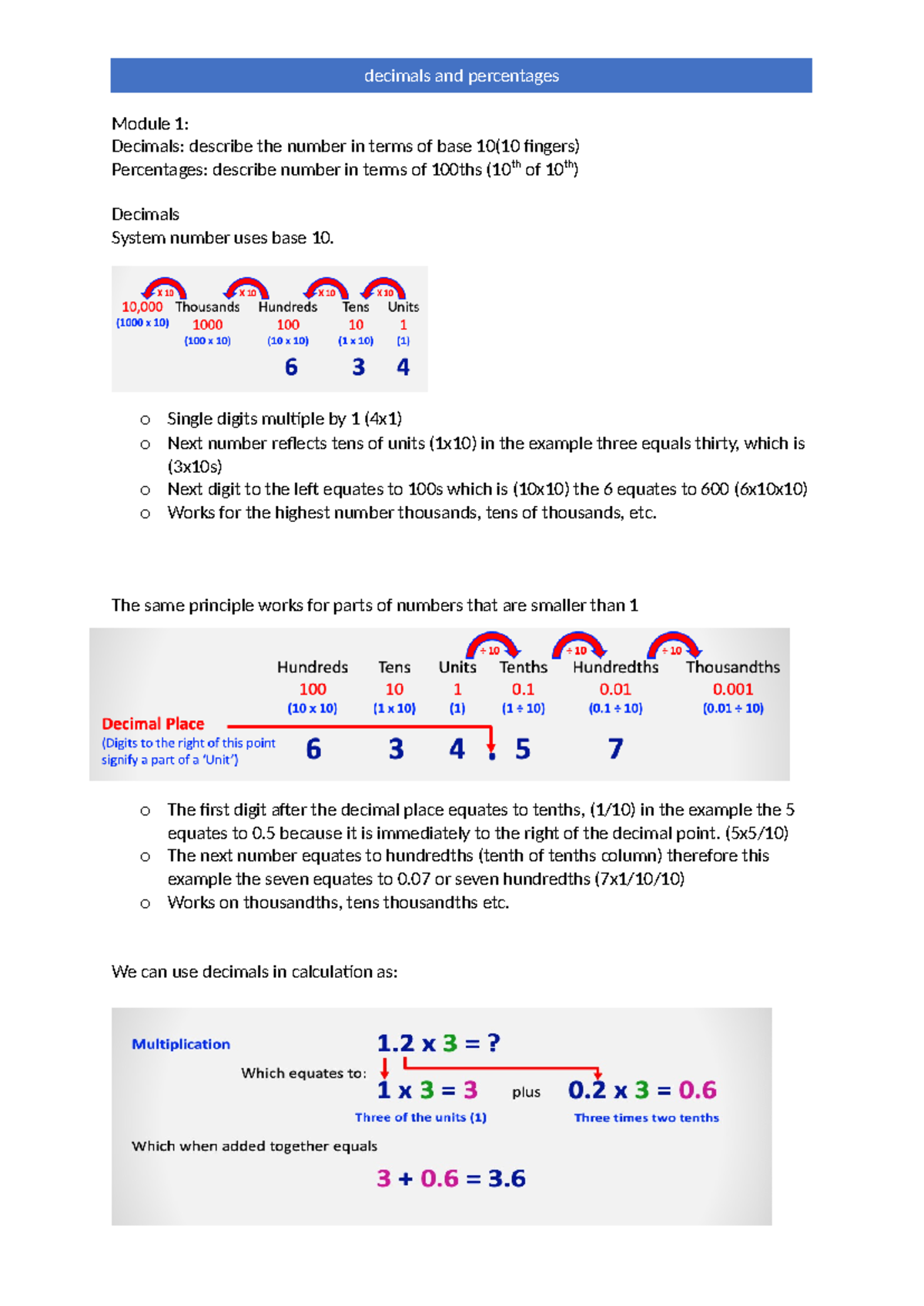 Module 1 - Summary Building Blocks for Science Students - Module 1 ...