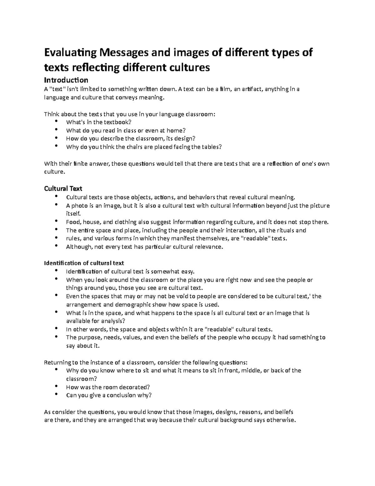 Lesson 4 Evaluating Messages And Images Of Different Types Of Texts