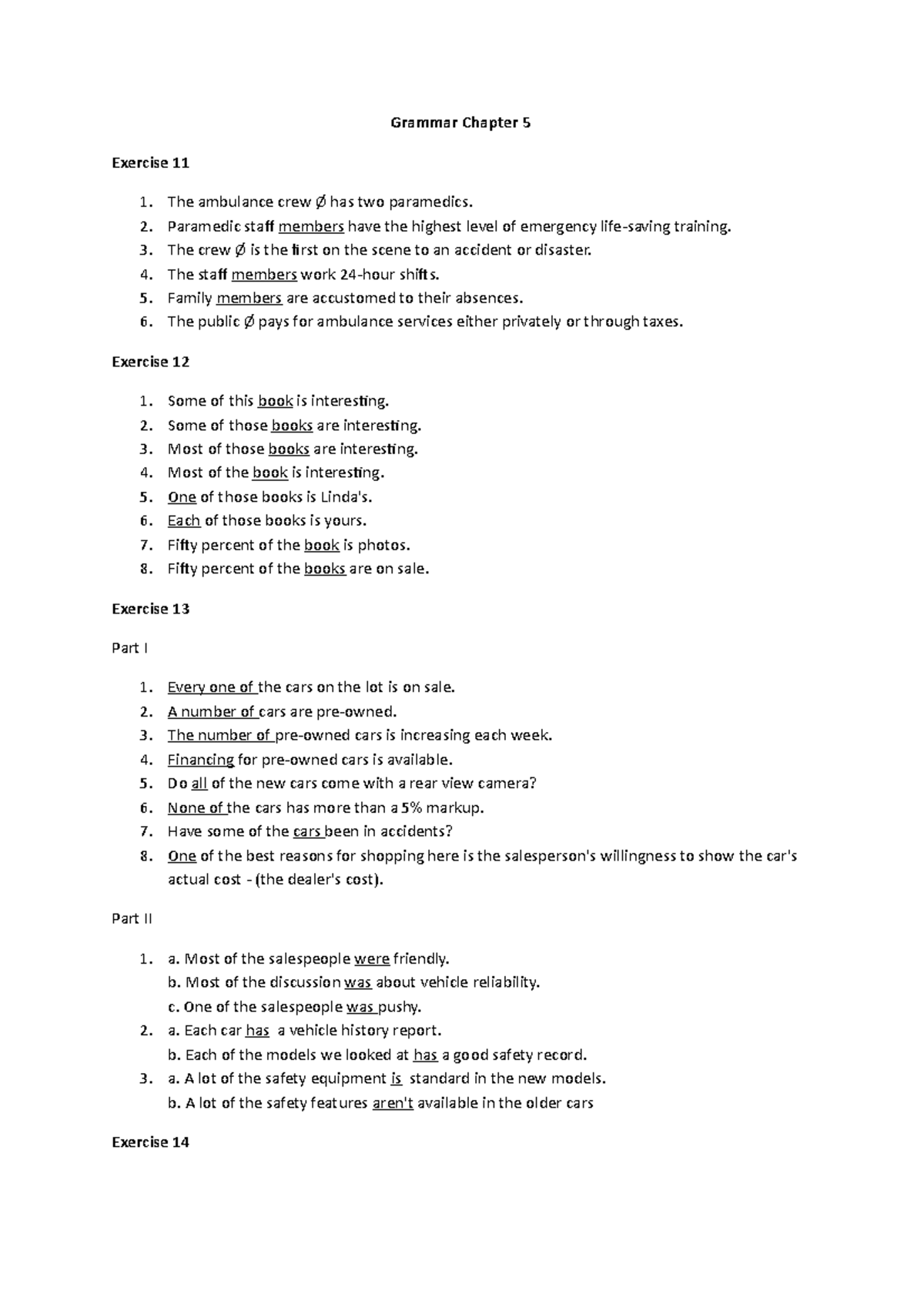 Key Answer Grammar Chapter 5 Exercise 11 12 13 14 15 16 17 18 Grammar key-answer-grammar-chapter-5-exercise-11-12-13-14-15-16-17-18-grammar