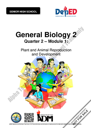 Gen Bio 2 - General Biology 2 - General Biology 2 Quarter 4 – Module 3 ...
