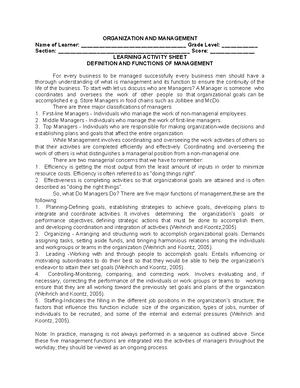 Fabm1 module 6 pdf - Fundamentals of Accountancy, Business and ...