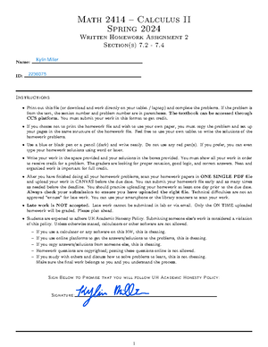 Final Review - Math 1432 – Calculus II Final Review Concepts to review ...