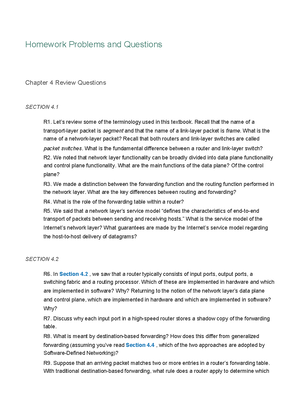 七 - none - Homework Problems and Questions Chapter 7 Review Questions ...