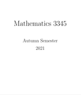 MATH 3345 - OSU - Foundations Of Higher Mathematics - Studocu