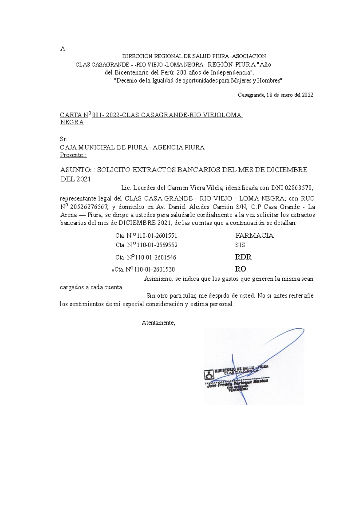 Carta Extractos 2022 031022 kdjdjd jdudud udufuf udufuf uduud ududu - A ...