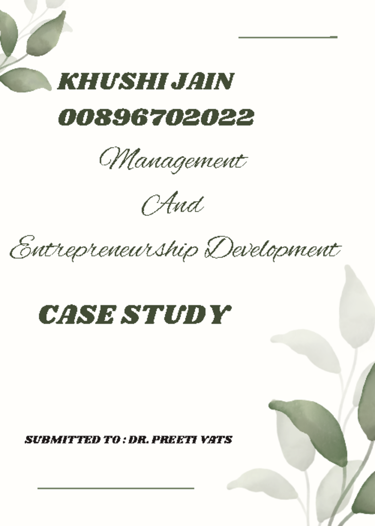 Green and White Organic Minimalist Wedding Number Assignment Card ...