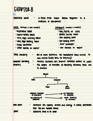 CHM 101 - Lecture notes for the majority of the semester - Intro To ...