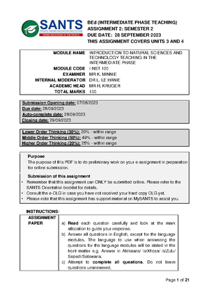 Tutorial 1 Part B - Q and A - Tutorial 1 Part B – Q and A Section A Suppose you will be given a ...