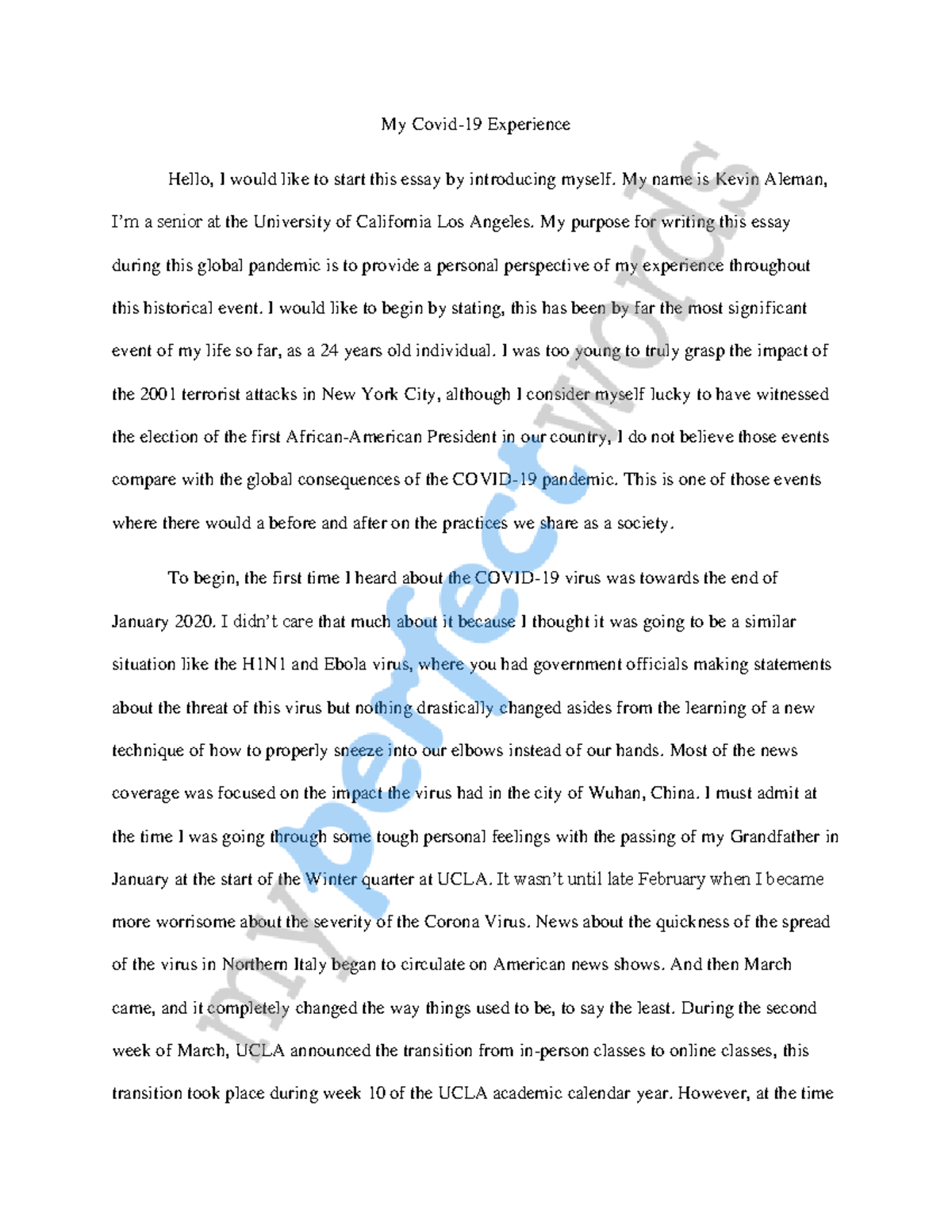 Expository essay examples about covid 19 pdf - My Covid-19 Experience ...