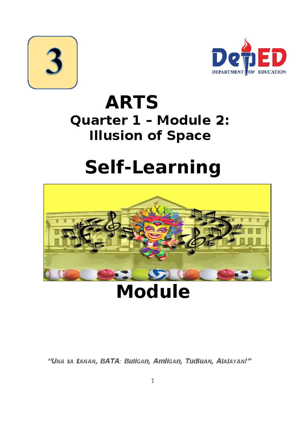 ARTS 3 Q1 Module 2dagyaw converted - ARTS Quarter 1 – Module 2 ...