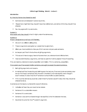 Critical Legal Thinking – Exam Revisions - Critical Legal Thinking ...