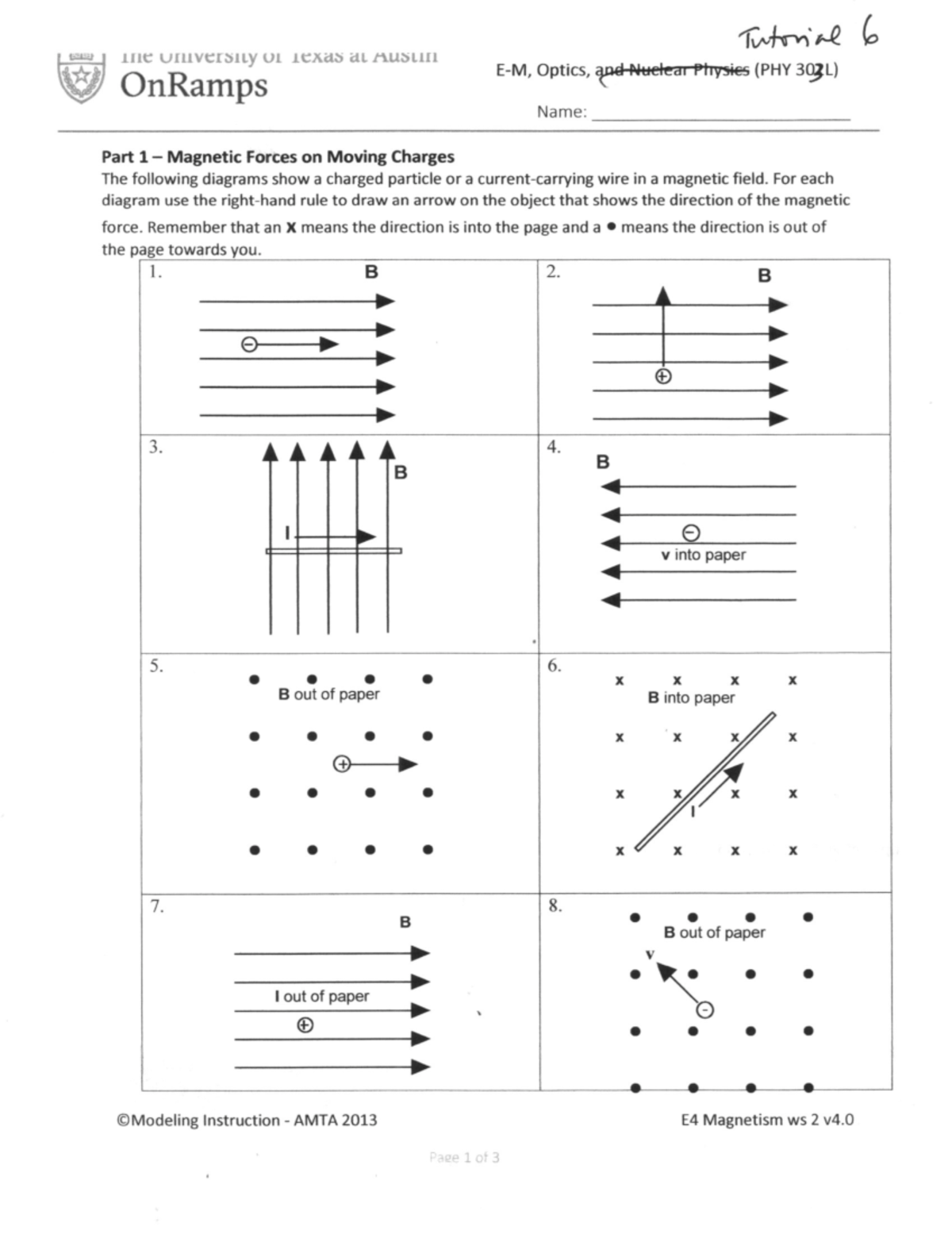 Tutorial 6 - Engineering Physics Supplementary Material - PHY 303L ...