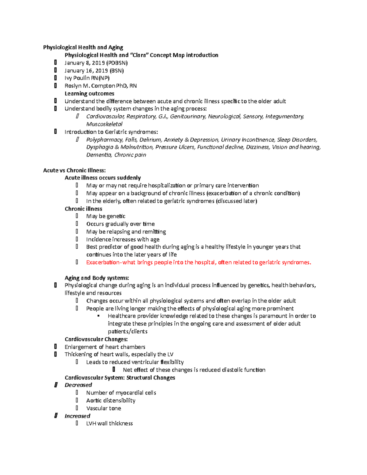 2. Week 2 2 Physiological Health Ivy student copy - Physiological ...