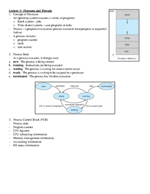 OS Test 1 Notes - Operating System - MMU - Studocu