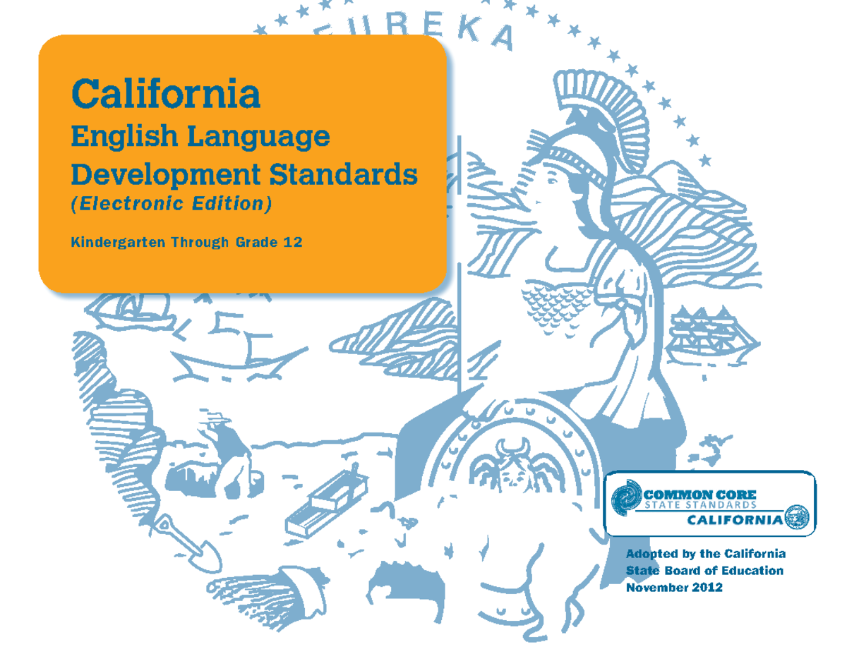 Eldstndspublication 14 - California English Language Development ...