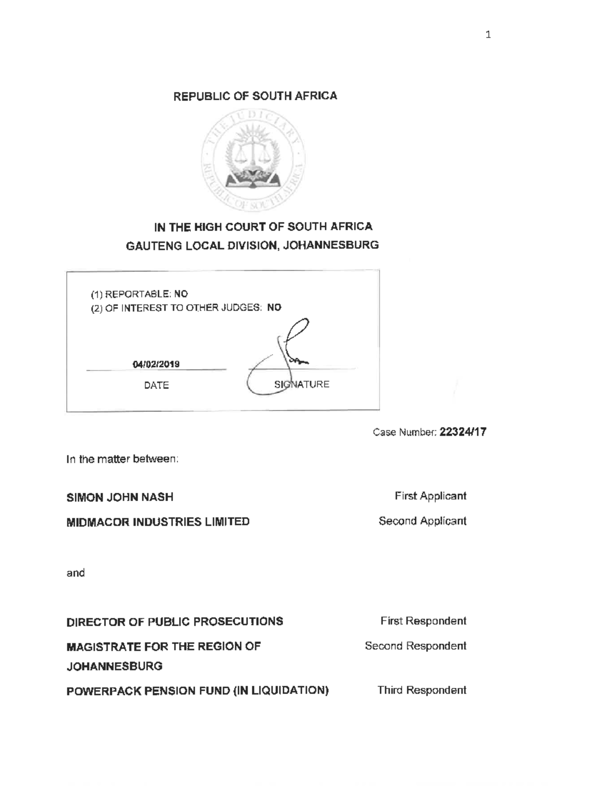 29 - Case law - CSL2601 - Studocu