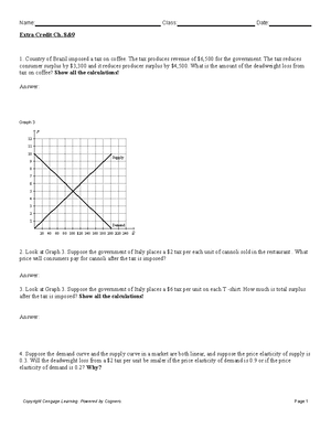 Principles of microeconomics HW1 - ECON 2113 Homework 1 Ch. 1—Ten ...