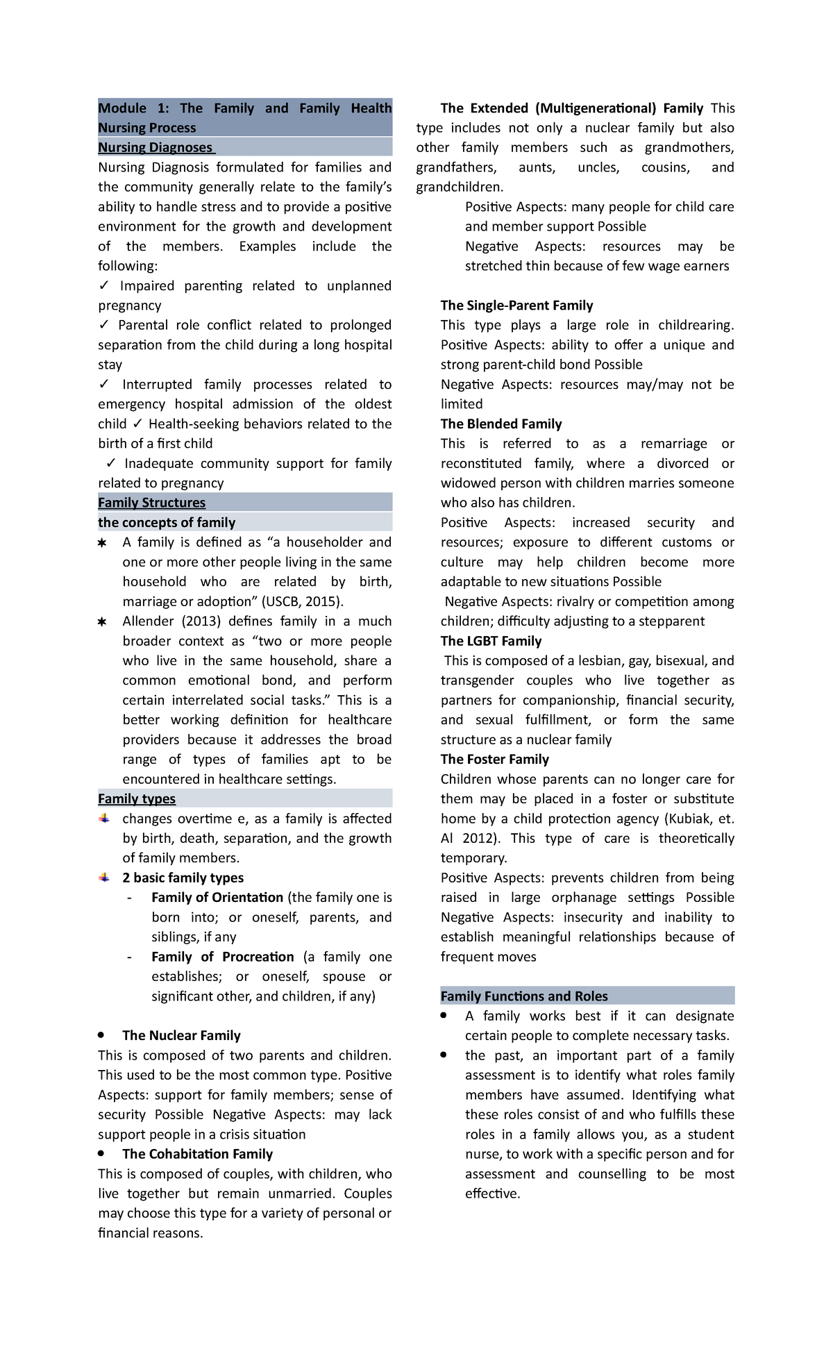 NCM 107 Transcript - care of mother, children and adolescent (well patient) - Module 1: The ...