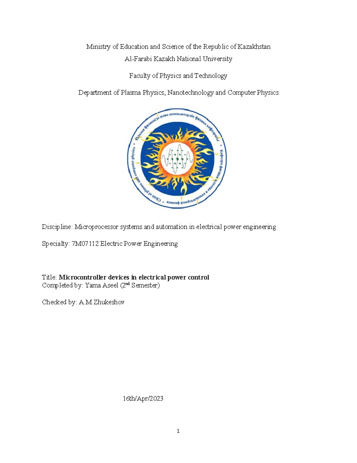 Yama Aseel IWS 6 - This Student individual work of Microprocessor ...