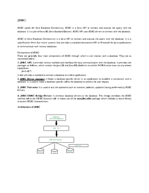 Unit 4 - Web Technology Unit 4 Notes - UNIT - JAVA BEANS Syllabus ...
