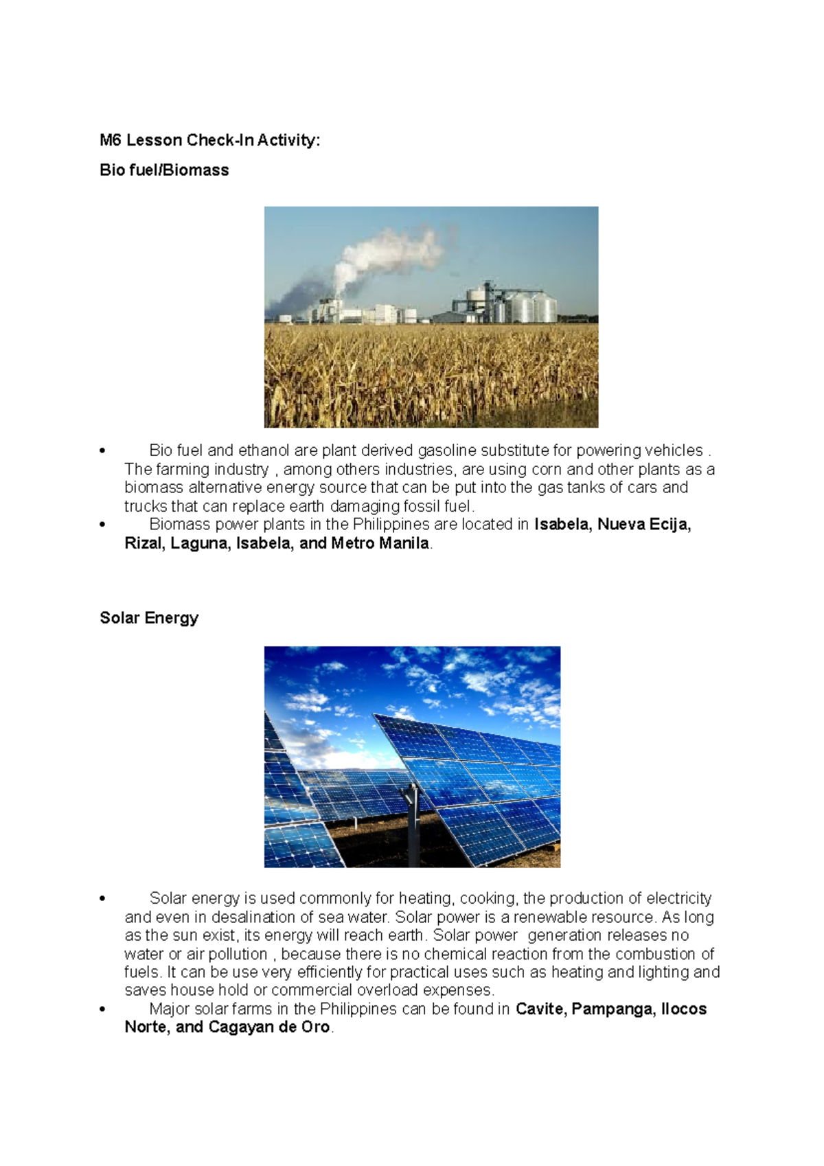 Ramos M6- Lesson 6 Check - In Activity - M6 Lesson Check-In Activity ...