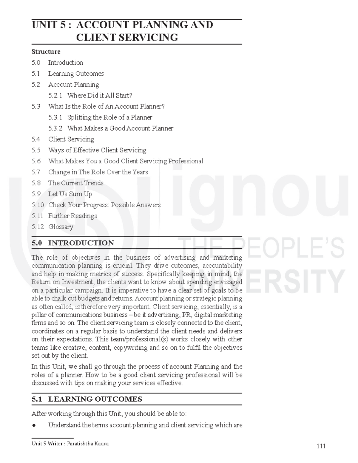 Account Planner - xcvbnfgbnfg - UNIT 5 : ACCOUNT PLANNING AND CLIENT ...