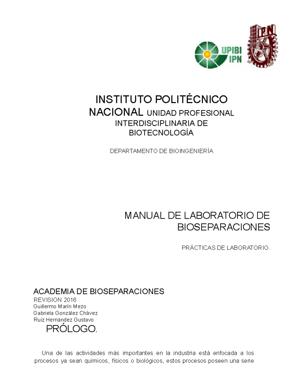 Manual versión 2016 - INSTITUTO POLITÉCNICO NACIONAL UNIDAD PROFESIONAL INTERDISCIPLINARIA DE ...